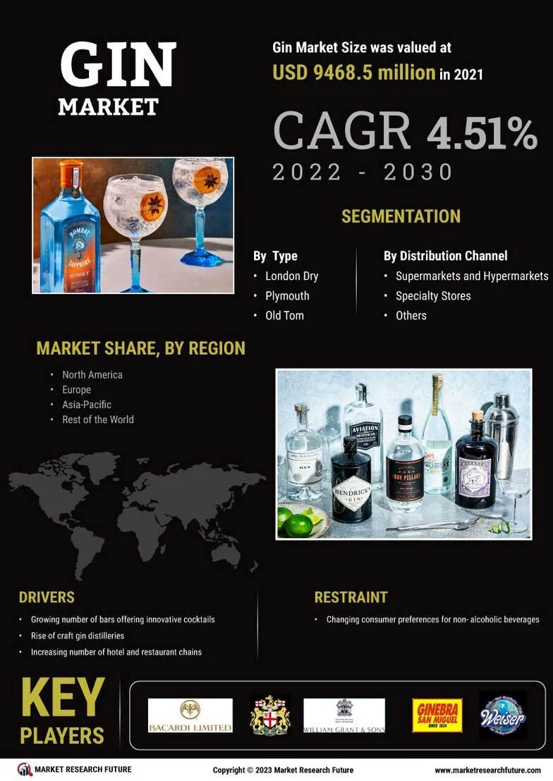 Gin Market Size, Share, Growth, Industry, Trends 2035